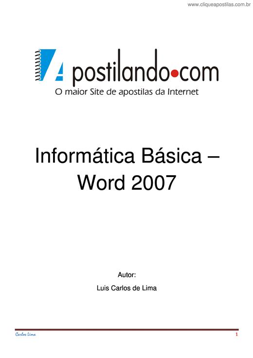 Clique Apostilas - Apostilas de Word